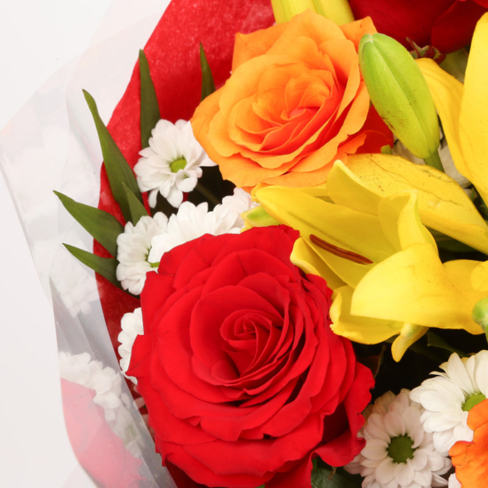 Congratulations Balloon & Floral Embrace FlowersThis Beautiful Bouquet ...