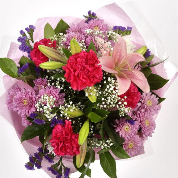 Stunning Pink Cerise BouquetThis Sweet Pink bouquet features matching ...